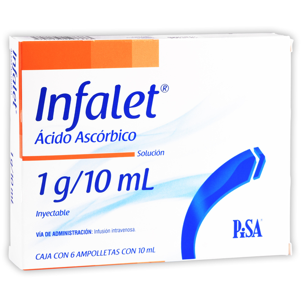 Medically - Infalet sol. iny. c/6 amptas. 1 g/10 ml. - Farmacia a domicilio