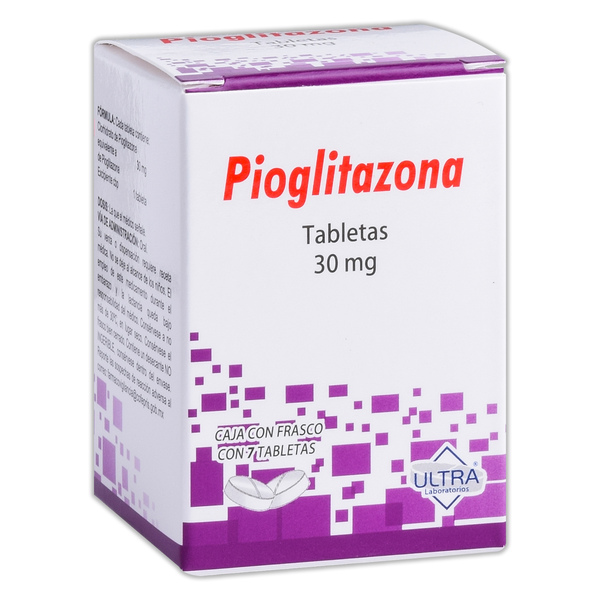 Medically - Pioglitazona 30mg ultra tabletas - Farmacia a domicilio