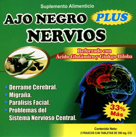 Dilopsan - Ajo negro plus nervios 2 frascos c/40 tabs