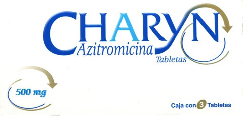 Dilopsan - Azitromicina (aztrogecin) tabletas 500mg. c/3