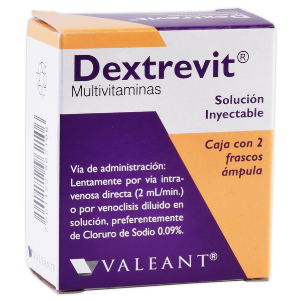 Medically - Dextrevit iny. i.v. c/2 frascos amp. - Farmacia a domicilio